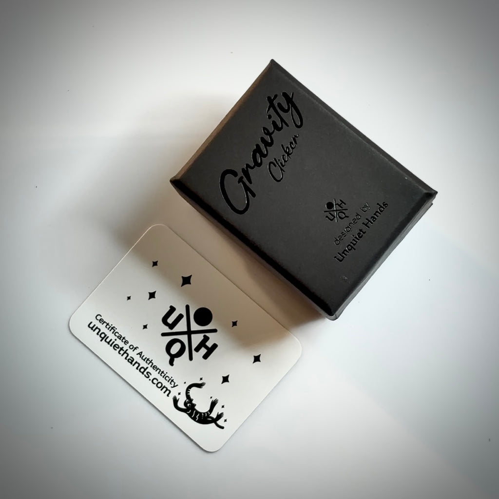 Gravity Clicker - Titanium – Unquiet Hands