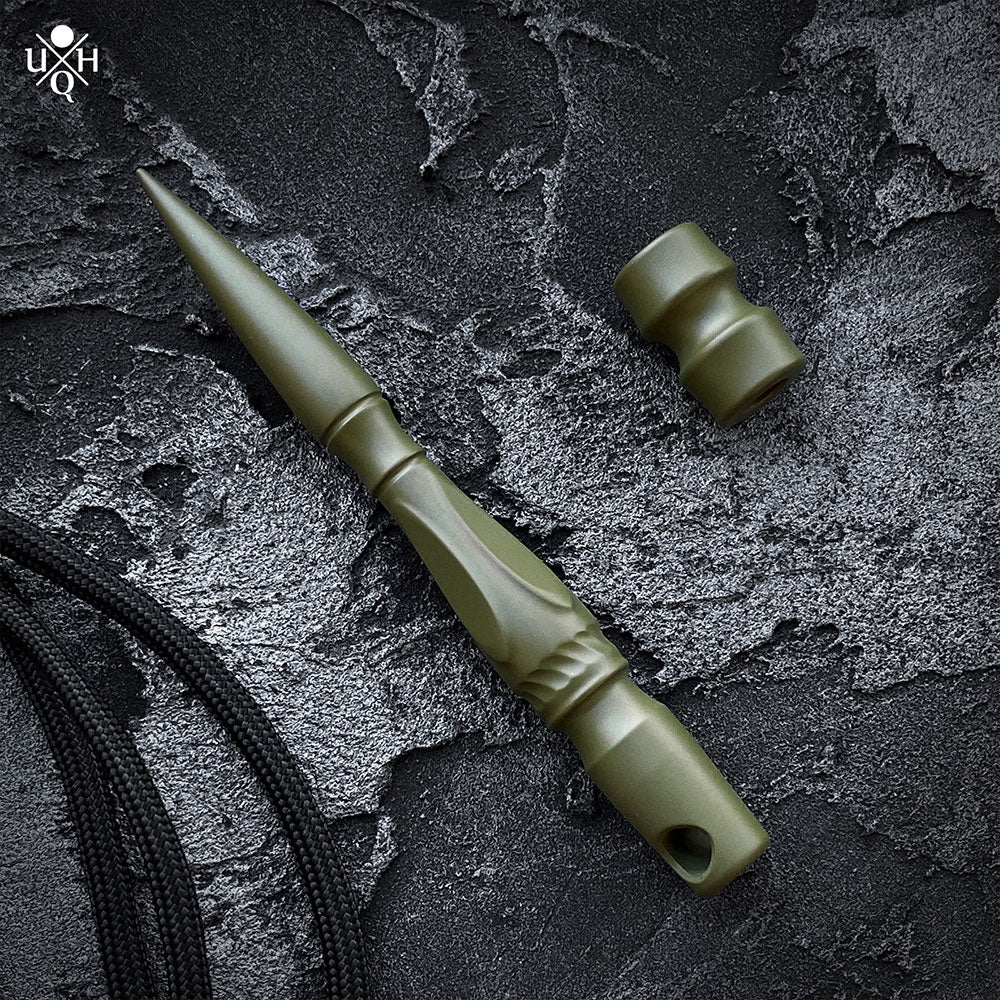 LEVIATHAN MARLIN SPIKE - TI CERAKOTED ARMY GREEN – Unquiet Hands