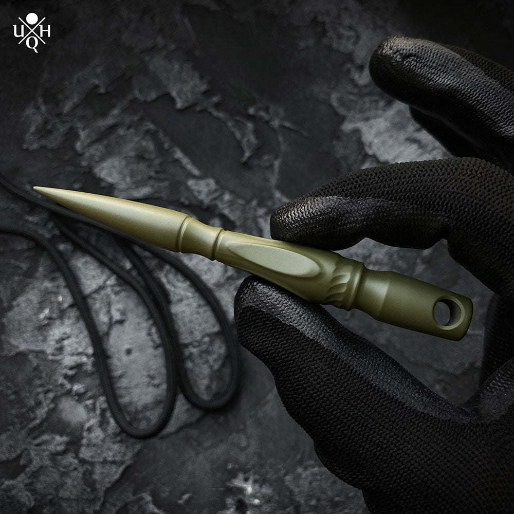 LEVIATHAN MARLIN SPIKE - TI CERAKOTED ARMY GREEN – Unquiet Hands