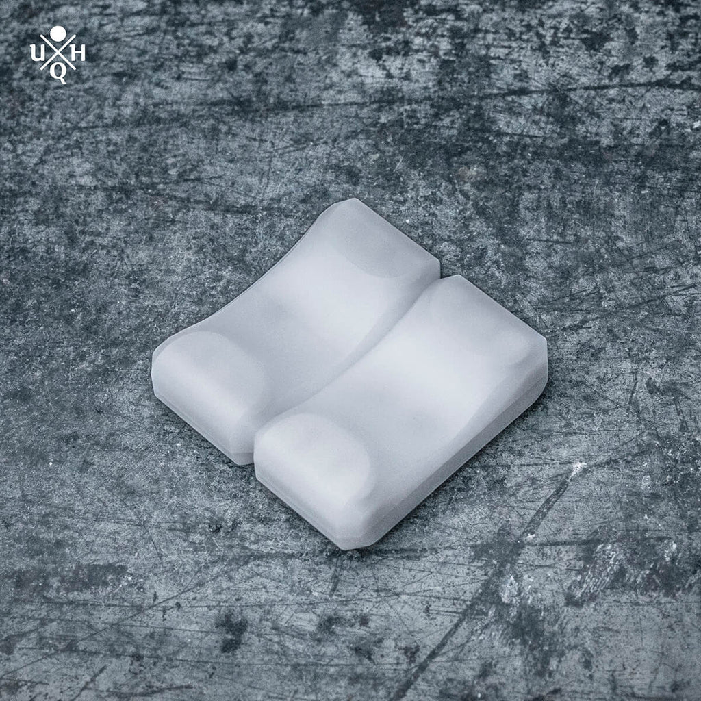 Gravity Clicker - White Delrin – Unquiet Hands