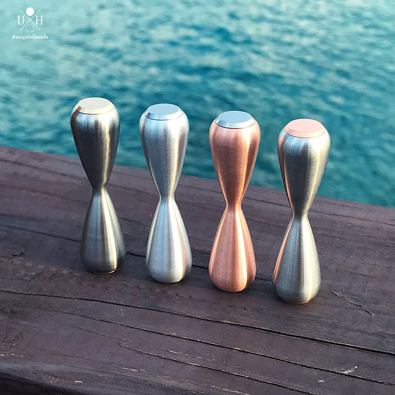 HOURGLASS KNUCKLE ROLLER - ALUMINUM – Unquiet Hands
